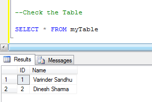 SQL Server - Stored Procedure with Output Parameters - Varinder Sandhu