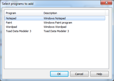 Oracle – Toad – Add an external tool to the tool bar | Varinder Sandhu