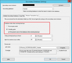 SQL Server – Log shipping for Disaster Recovery Solution | Varinder Sandhu