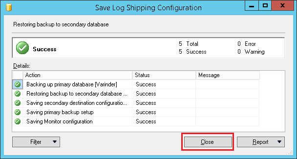 SQL Server – Log shipping for Disaster Recovery Solution | Varinder Sandhu